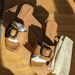 Flattered | Shoes | Nwt Flattered Mimi Sandals Cognac Size 37 | Poshmark